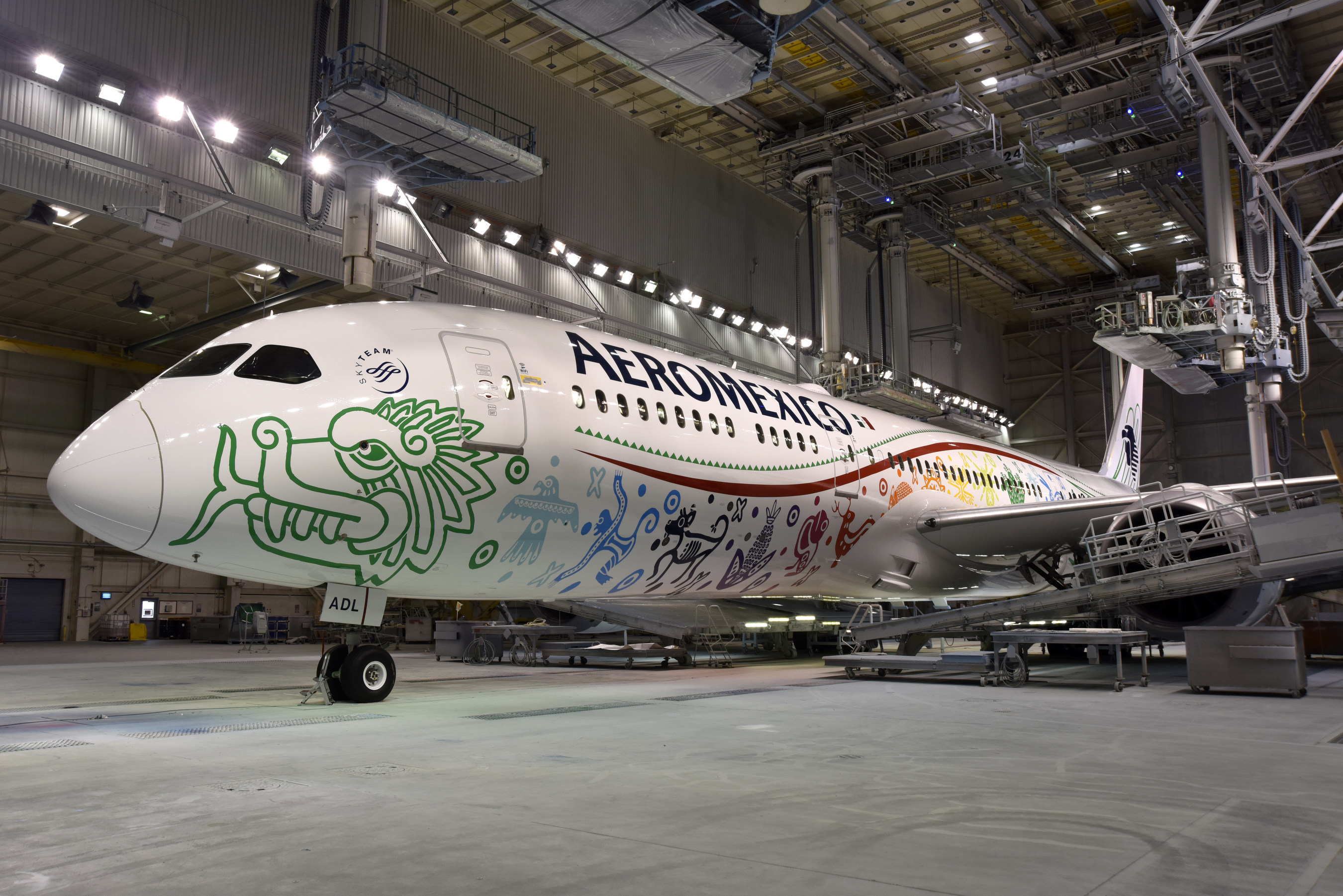 Aeroméxico Unveils the Exterior Design of its First Boeing 787-9 ...