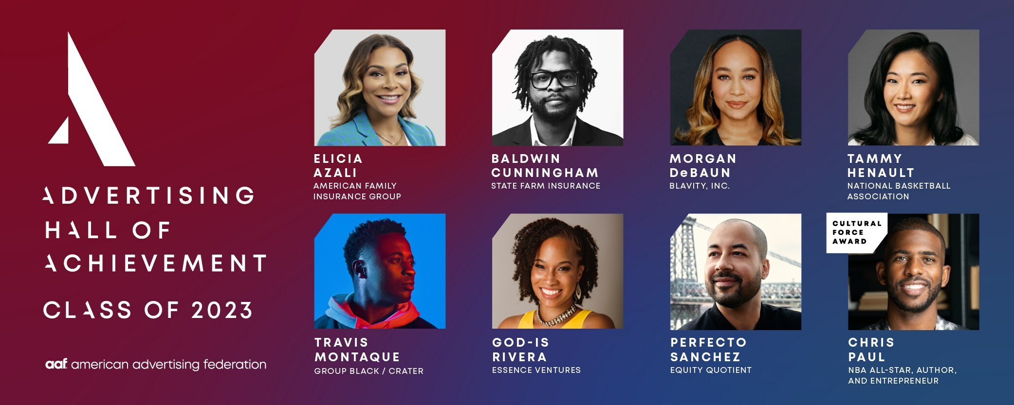 EL AAF ADVERTISING HALL OF ACHIEVEMENT LLEGA EN HORARIO ESTELAR ...