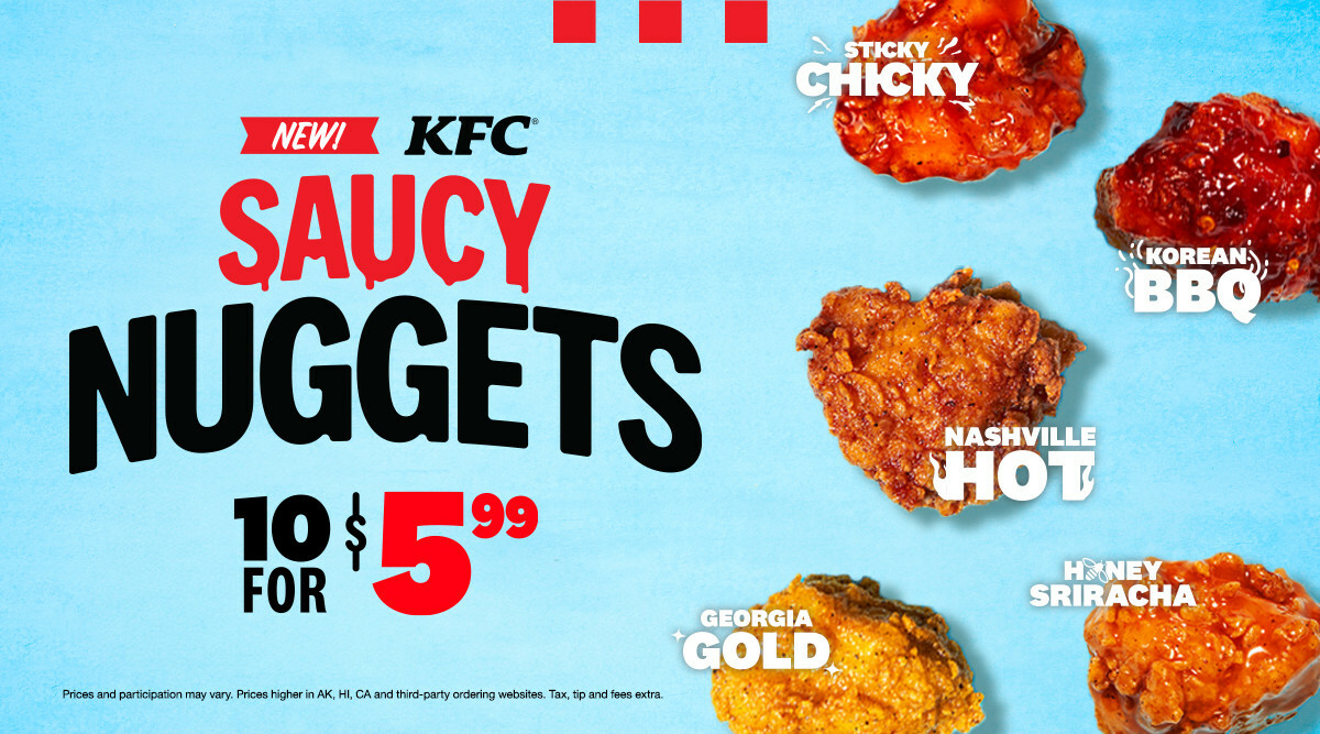 KFC TAKES FINGER LICKIN’ GOOD TO A WHOLE NEW LEVEL WITH NEW SAUCY ...