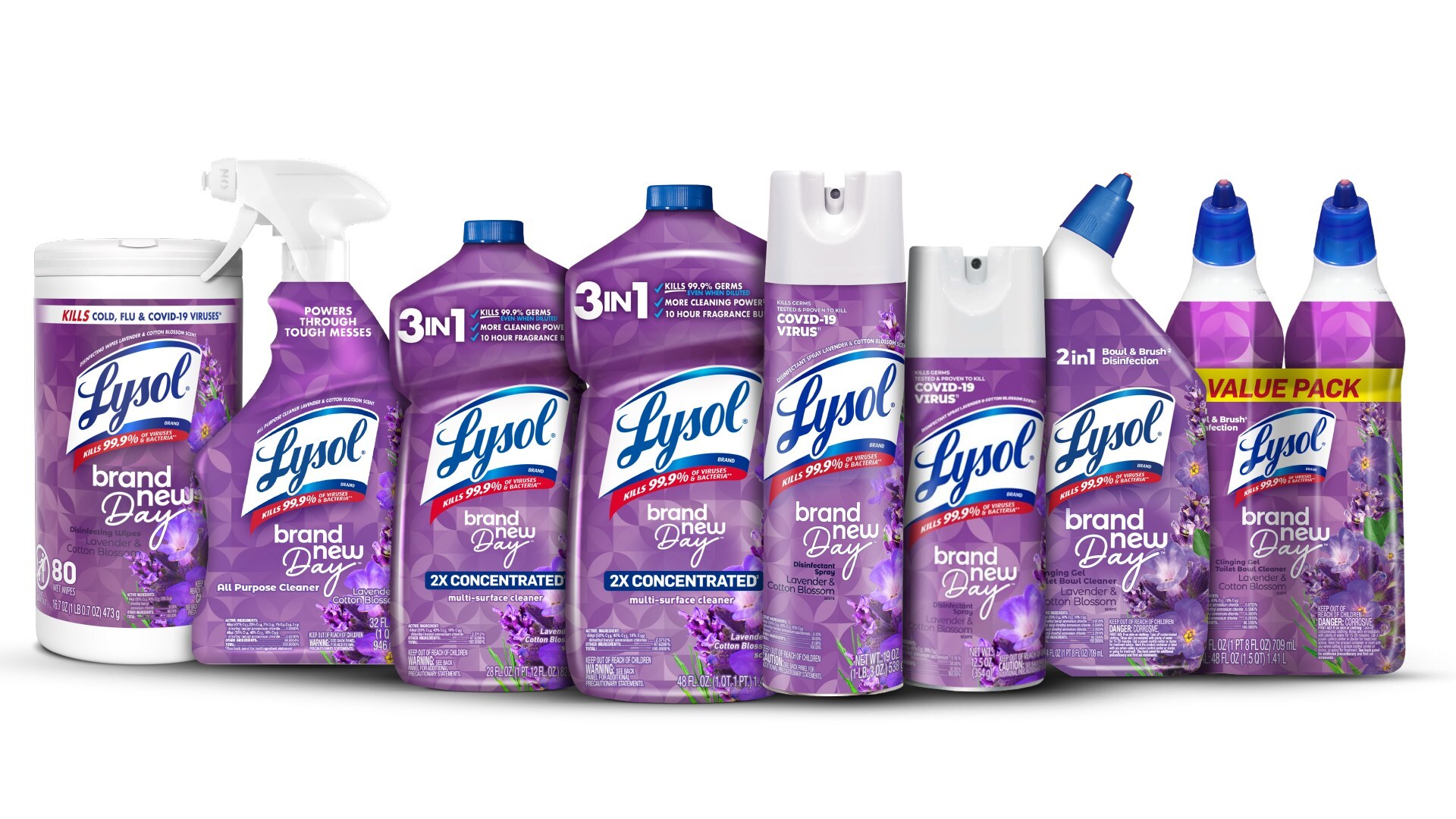 LYSOL® ANUNCIA NUEVOS PRODUCTOS PERFUMADOS DE LAVANDA Y FLOR DE ALGODÓN | Hispanic PR Wire