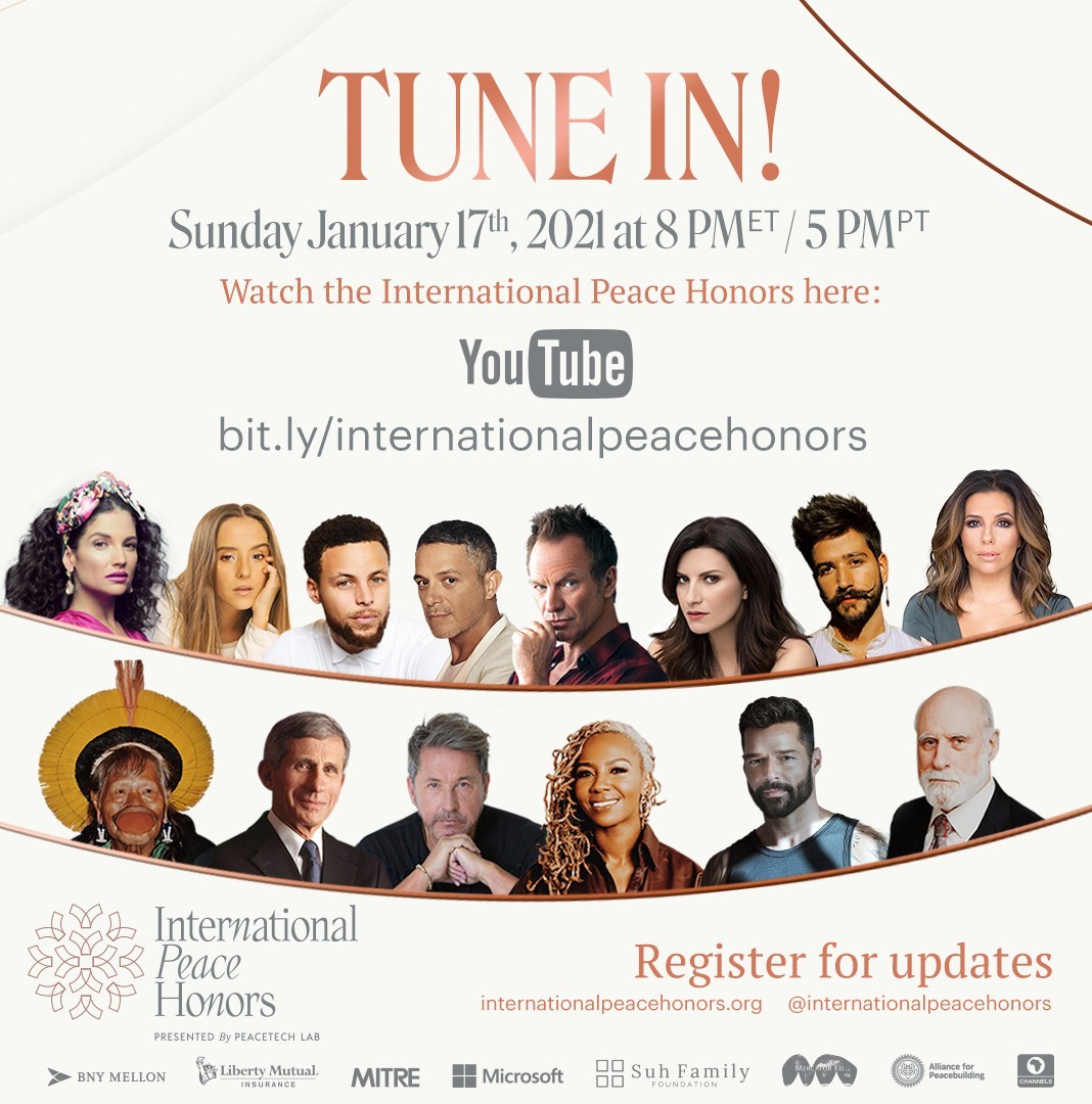 (English) The International Peace Honors: How To Watch, Who Are The ...